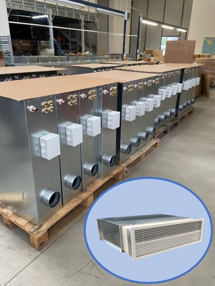 PS-UWLED, concealed fan coil unit with innovative air dual direction ...